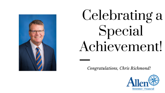 Chris Richmond Earns CIC Designation - Allen Insurance and Financial